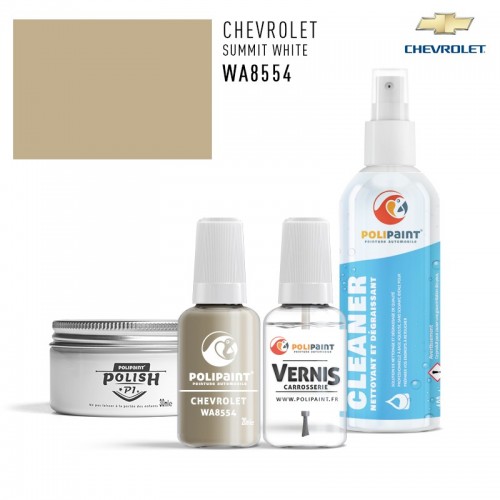 Chevrolet Avalanche WA8554 SUMMIT WHITE Stylo Retouche Peinture | Polipaint