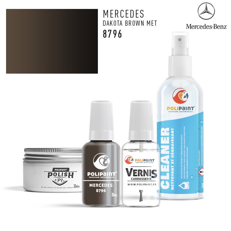 Mercedes C-Class 8796 DAKOTA BROWN MET Stylo Retouche Peinture | Polipaint