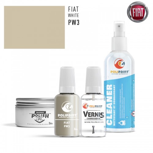 Fiat 500 PW3 WHITE Stylo Retouche Peinture | Polipaint