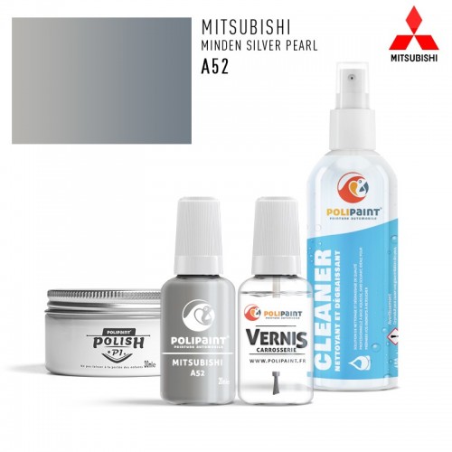 Mitsubishi Eclipse A52 MINDEN SILVER PEARL Stylo Retouche Peinture ...